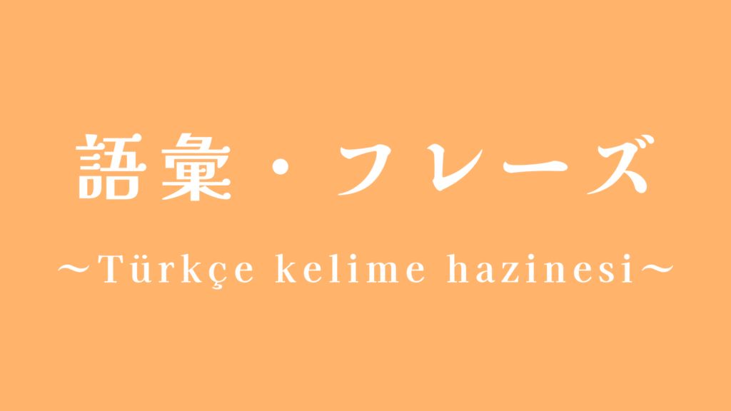 トルコ語の母音について トルコ語独学ブログ